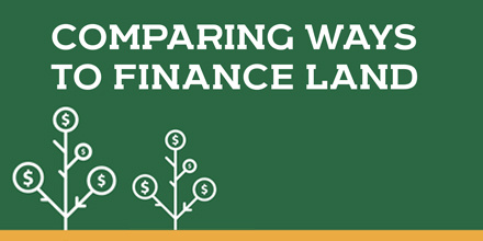 Comparing Ways to Finance Rural Land Chart
